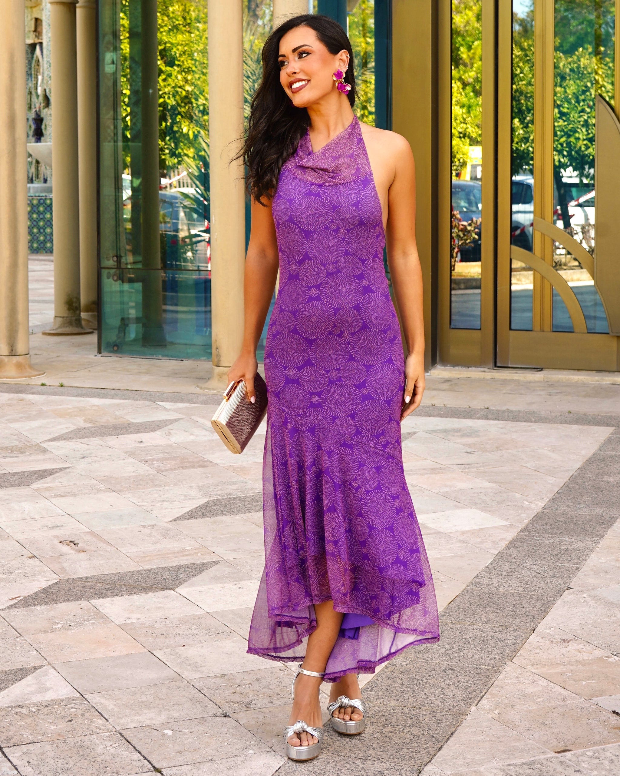 Vestido Jade Morado